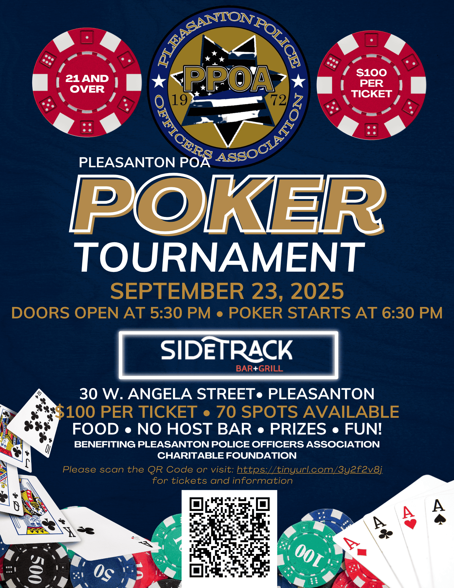 Poker Tournament: Pleasanton Police Officers Association Shop with a ...